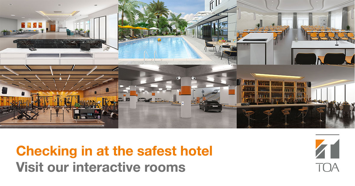 Hotels and conference centres - TOA Electronics