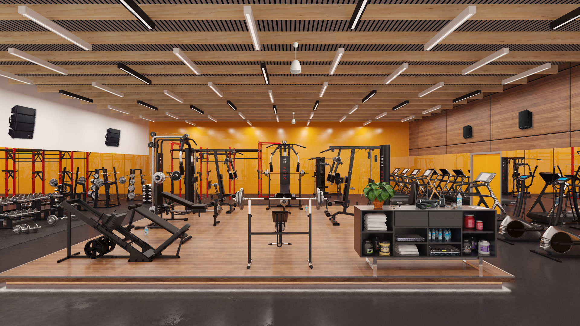 Fitness studio store