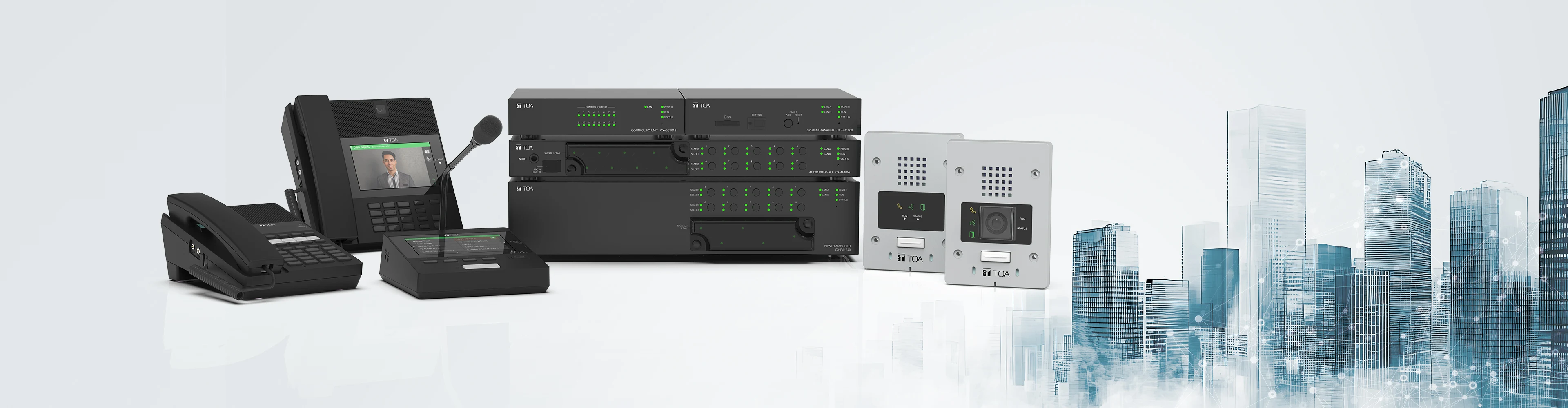 CX-1000: IP-based PA & Intercom System - TOA Electronics
